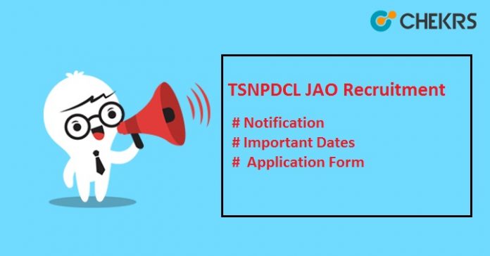 TSNPDCL JAO Recruitment 2025 – Jr Accounts Officer Vacancy Notification